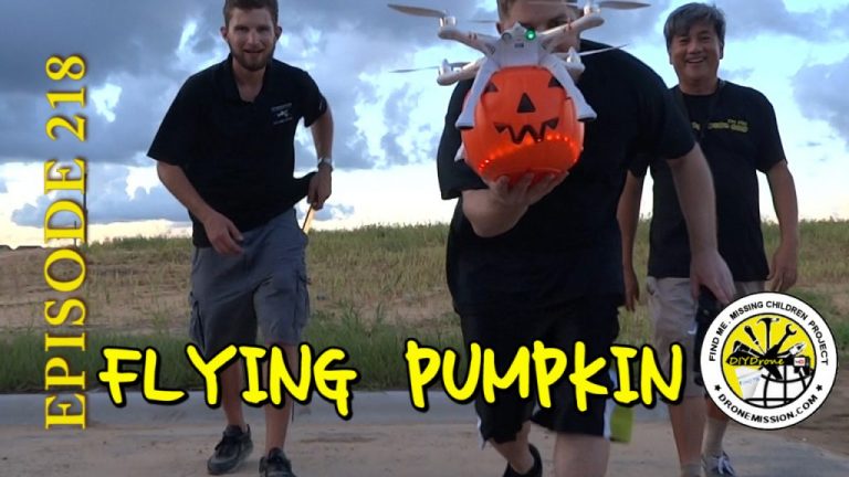 Halloween Flying Pumpkin Drone – Drone Mission Blog and Aerial Services
